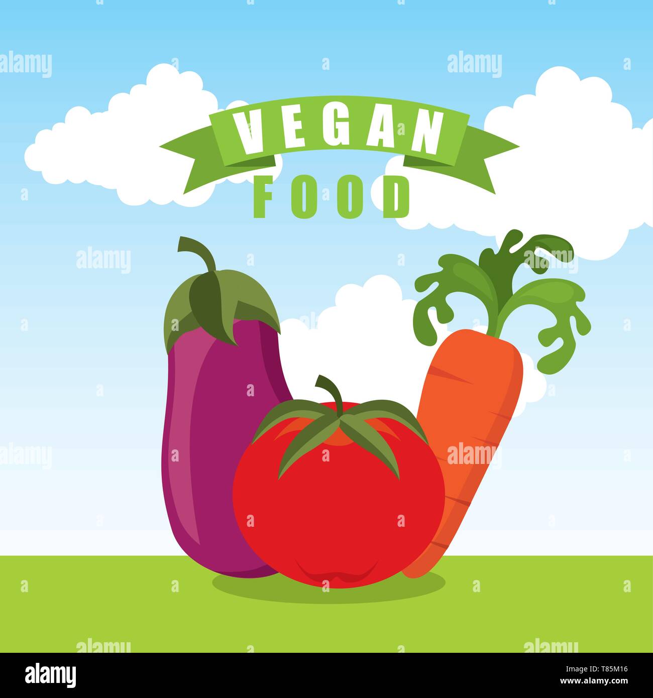 vegan food design Stock Vector Image & Art - Alamy