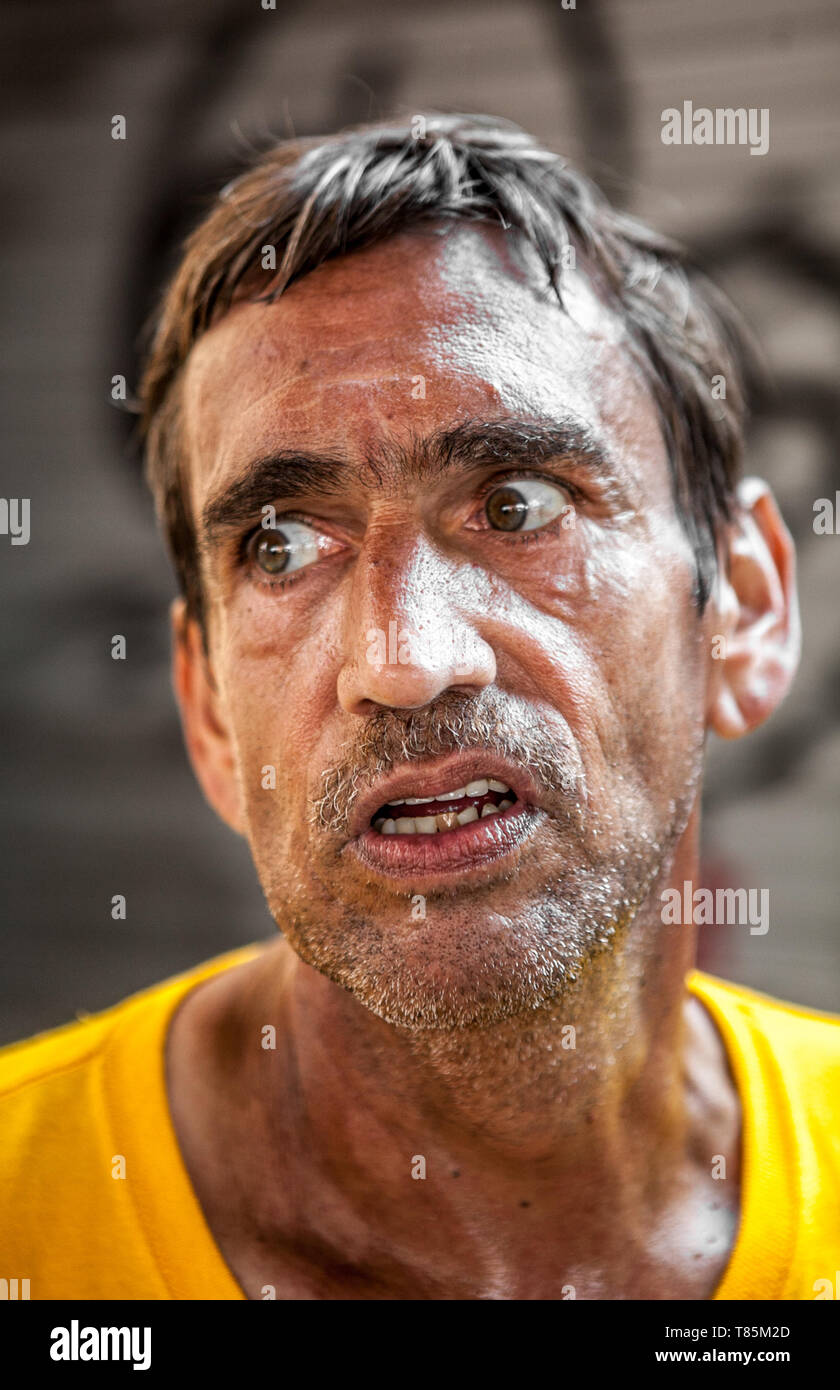 Rough looking man hi-res stock photography and images - Alamy