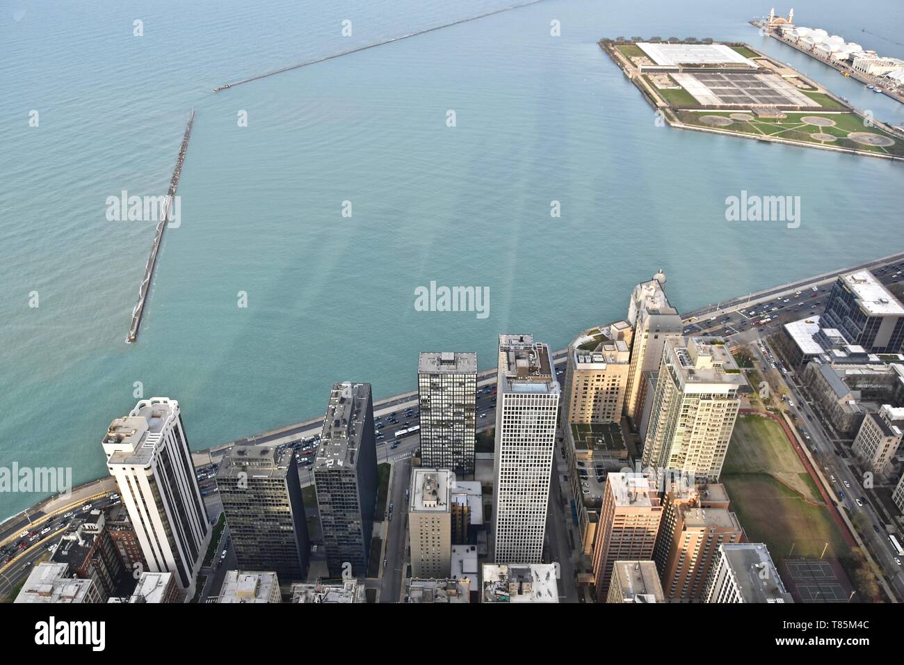 Chicago Night Skyline High Resolution Stock Photography and Images - Alamy