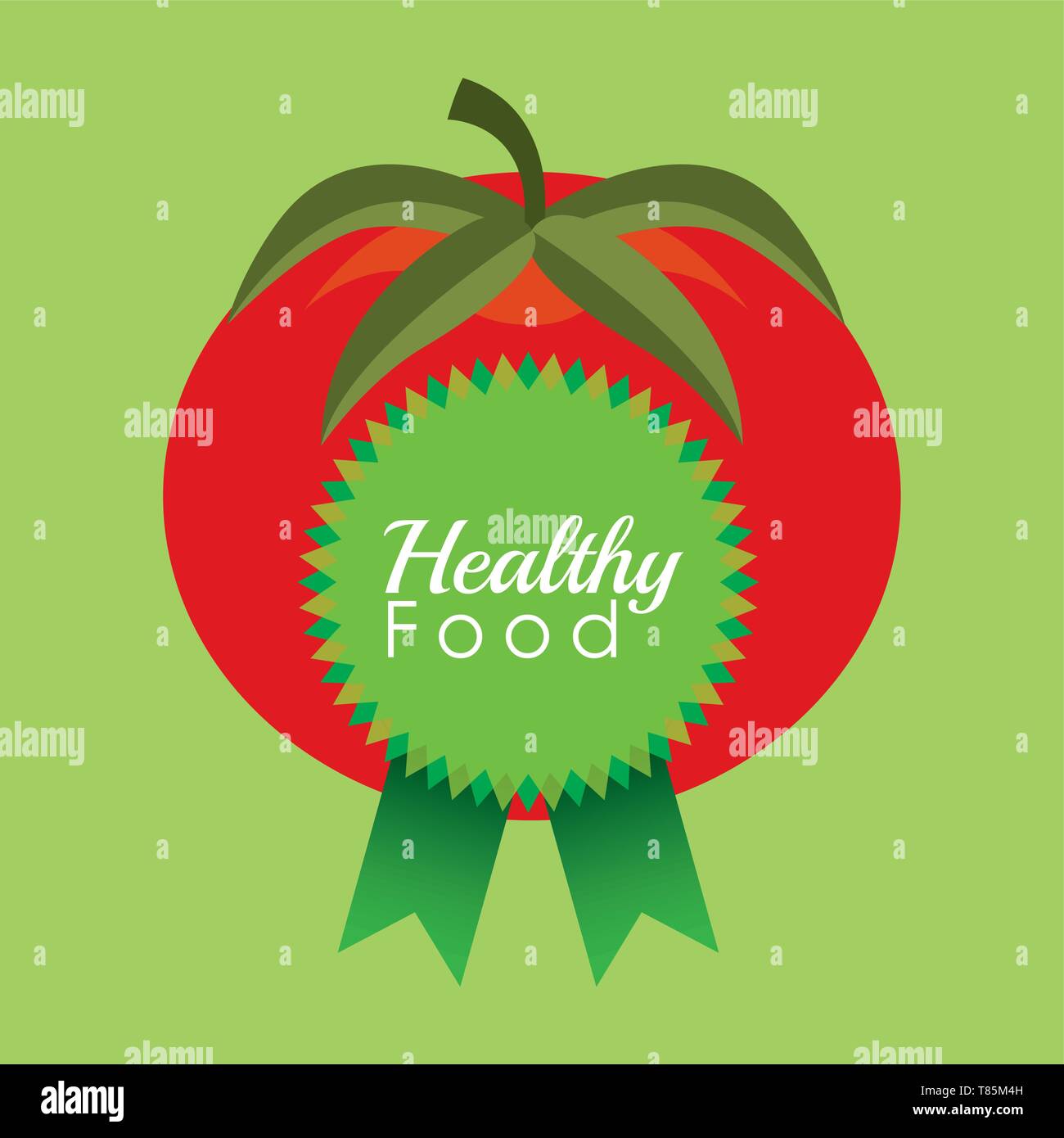 healthy food design Stock Vector Image & Art - Alamy