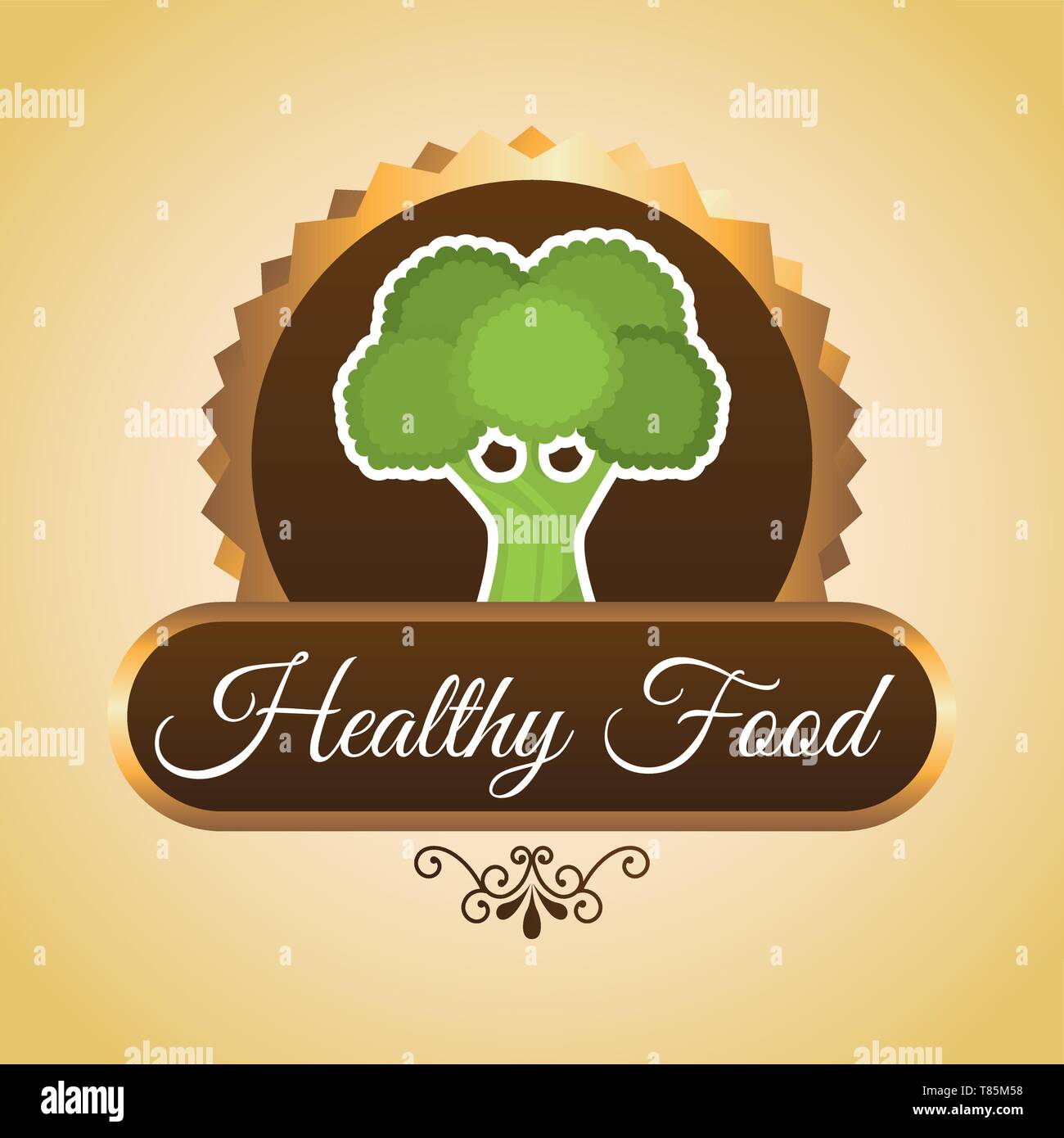 healthy food design Stock Vector Image & Art - Alamy