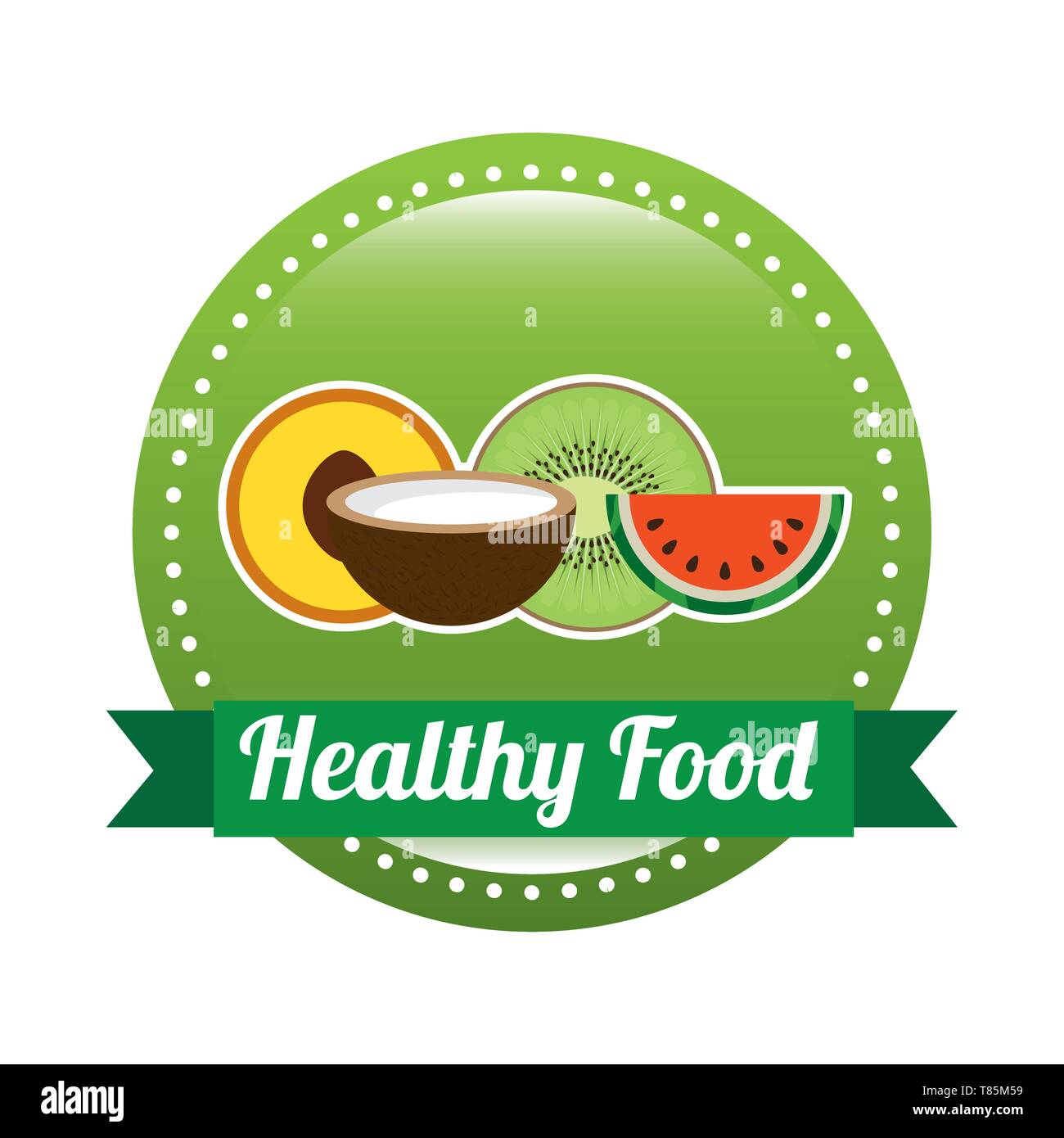 healthy food design Stock Vector Image & Art - Alamy