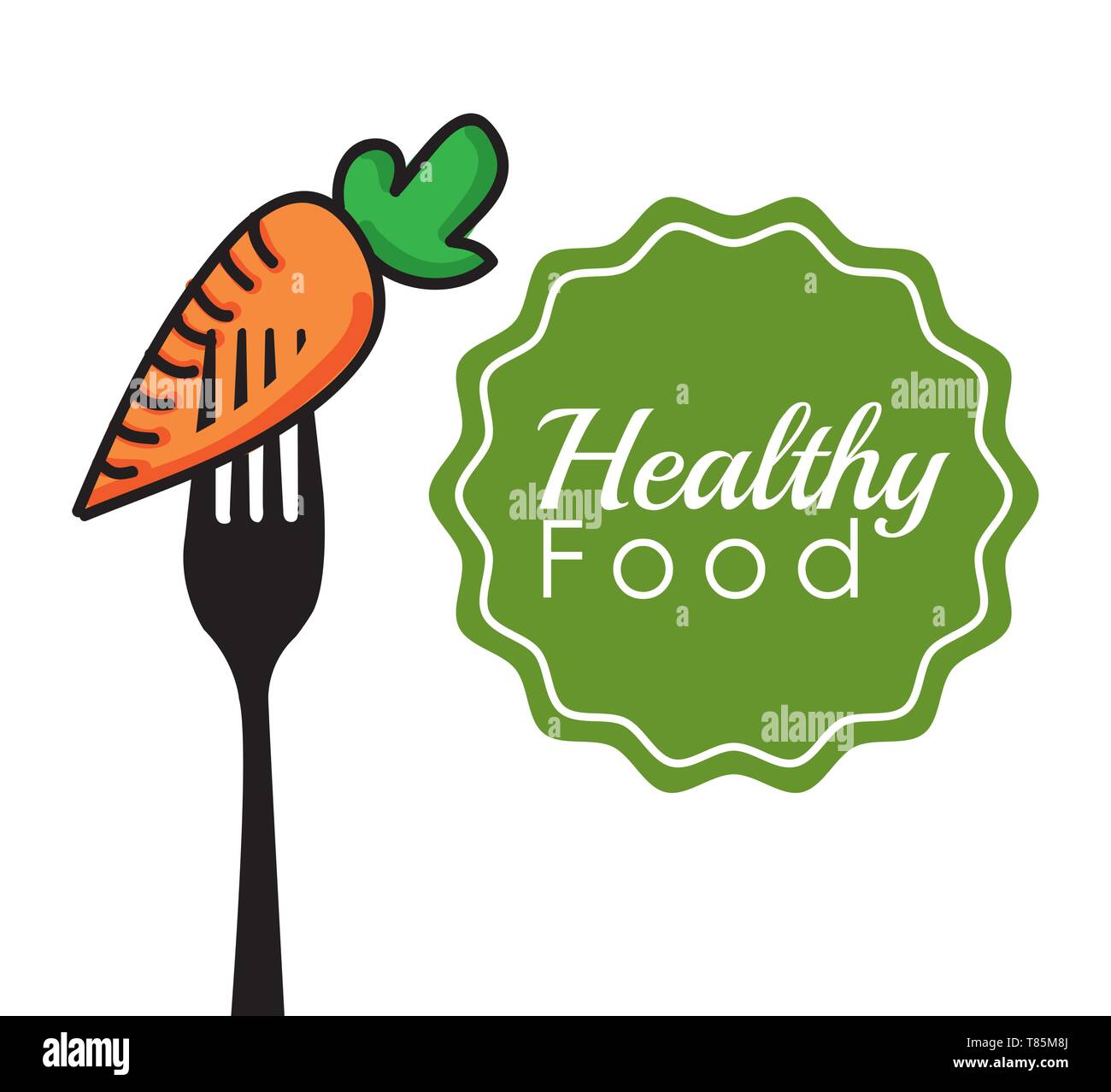 healthy food design Stock Vector Image & Art - Alamy