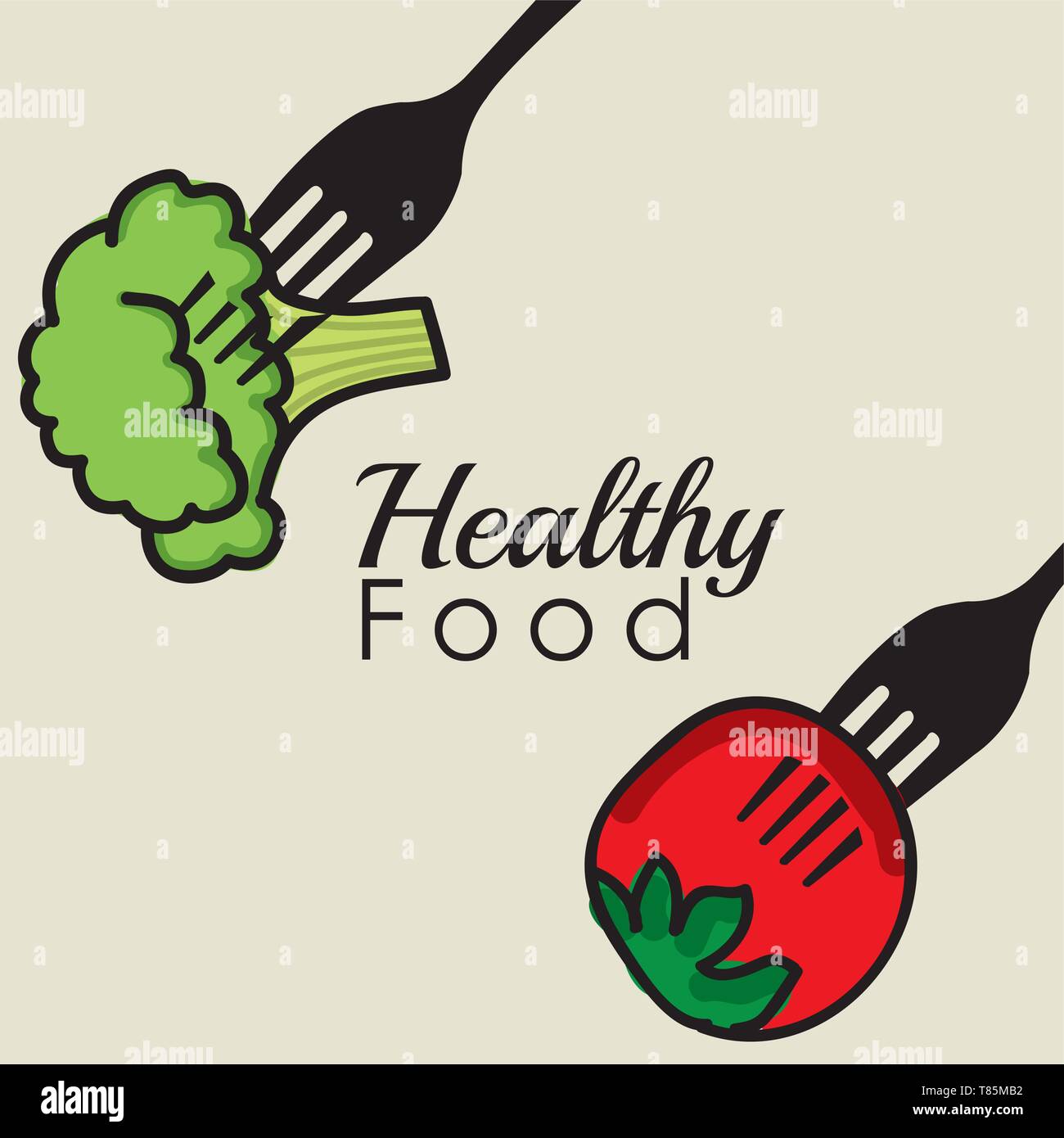 healthy food design Stock Vector Image & Art - Alamy