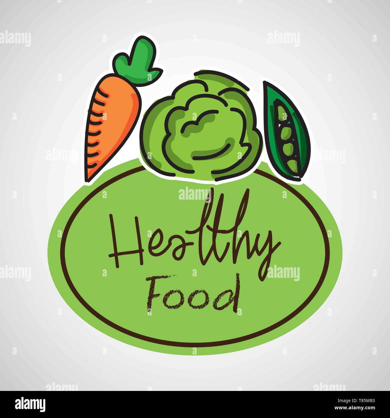 healthy food design Stock Vector Image & Art - Alamy
