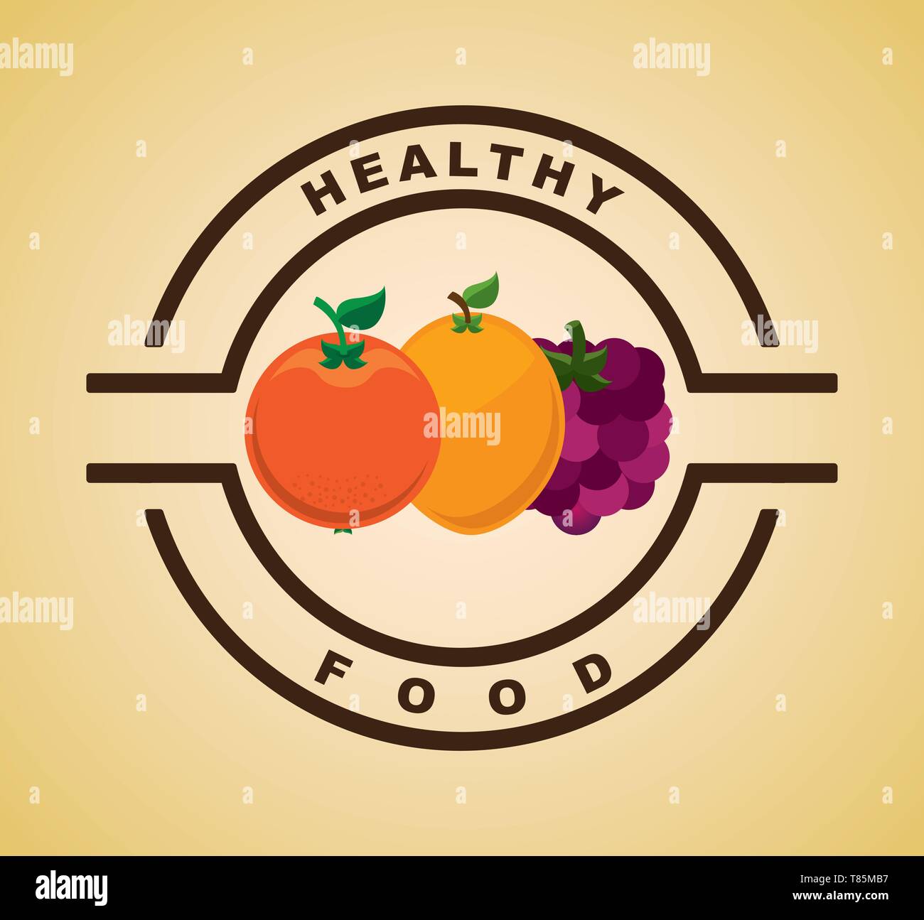 healthy food design Stock Vector Image & Art - Alamy
