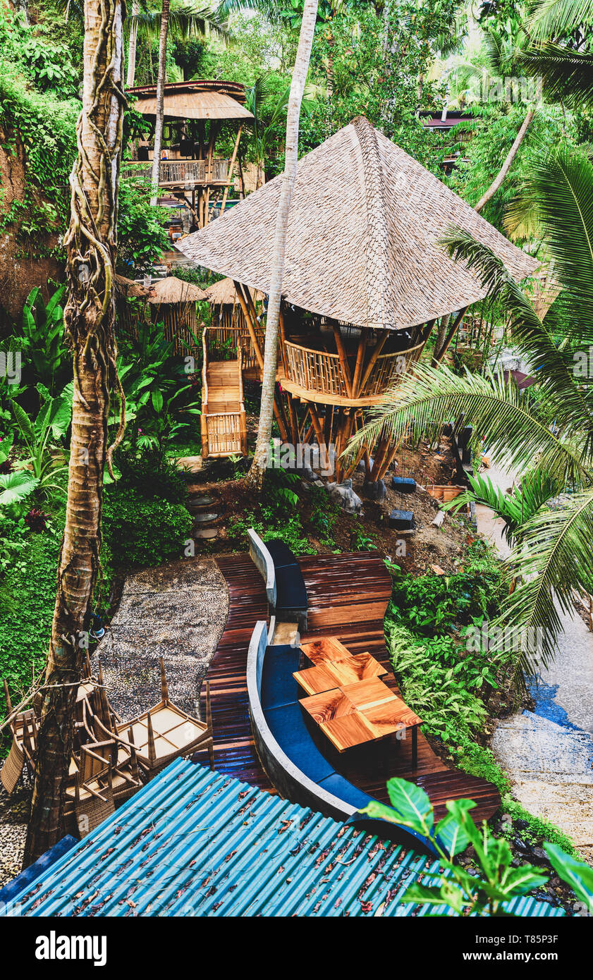 Tropical Bamboo House