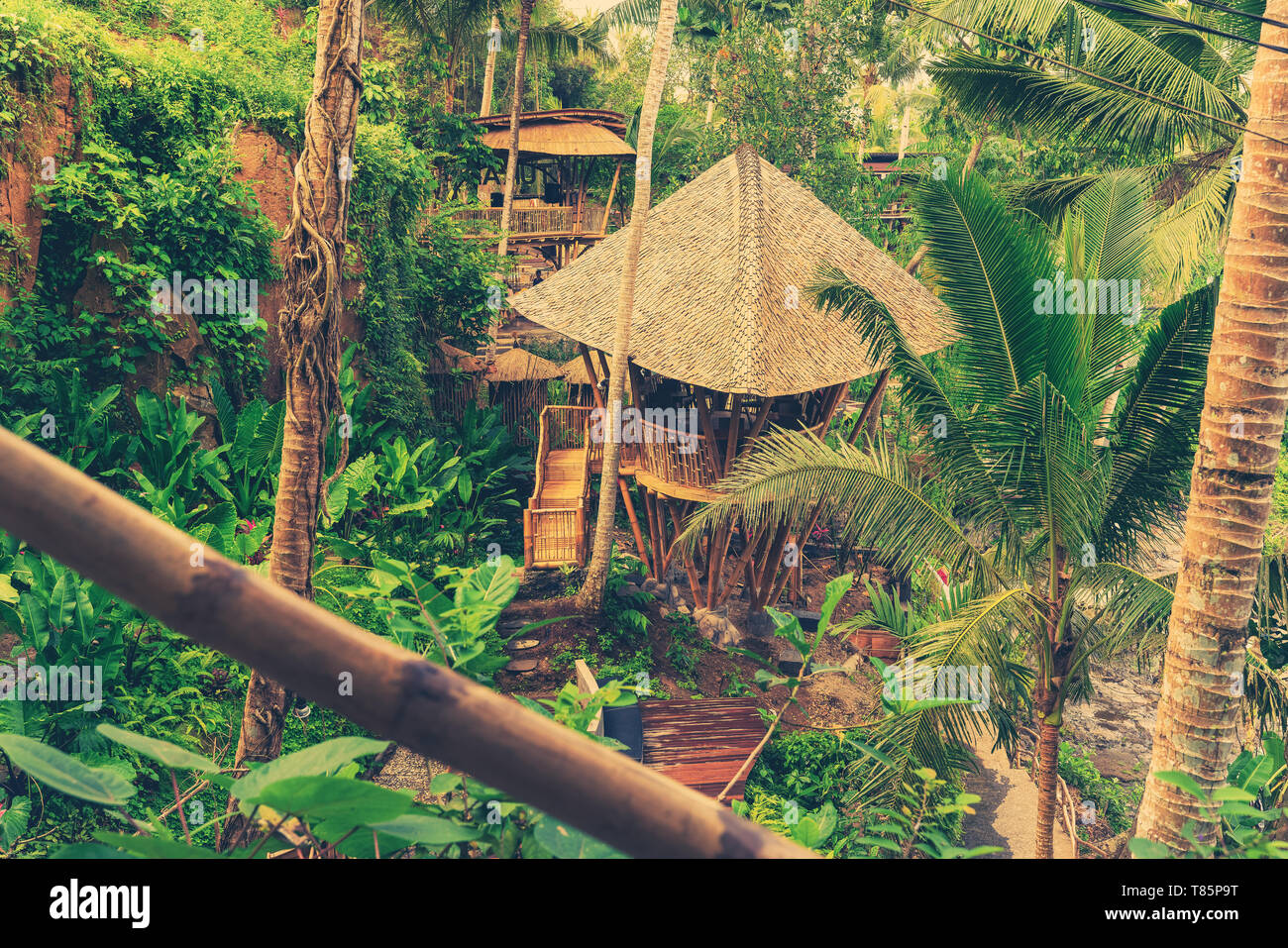 Bamboo house building hi-res stock photography and images - Alamy