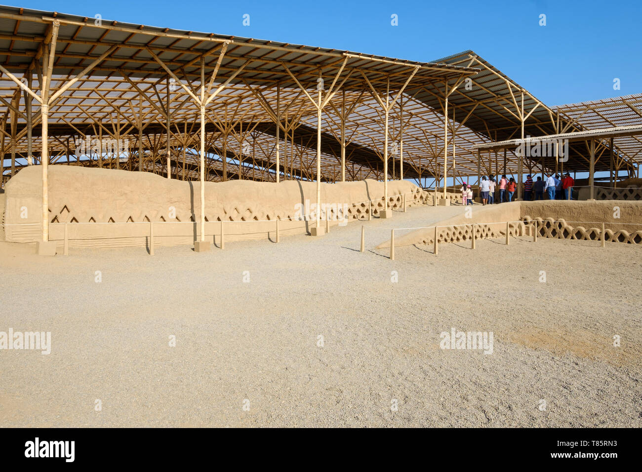 Ceremonial Square at Chan Chan Archeological Zone (Pre-Columbian Chimu ...