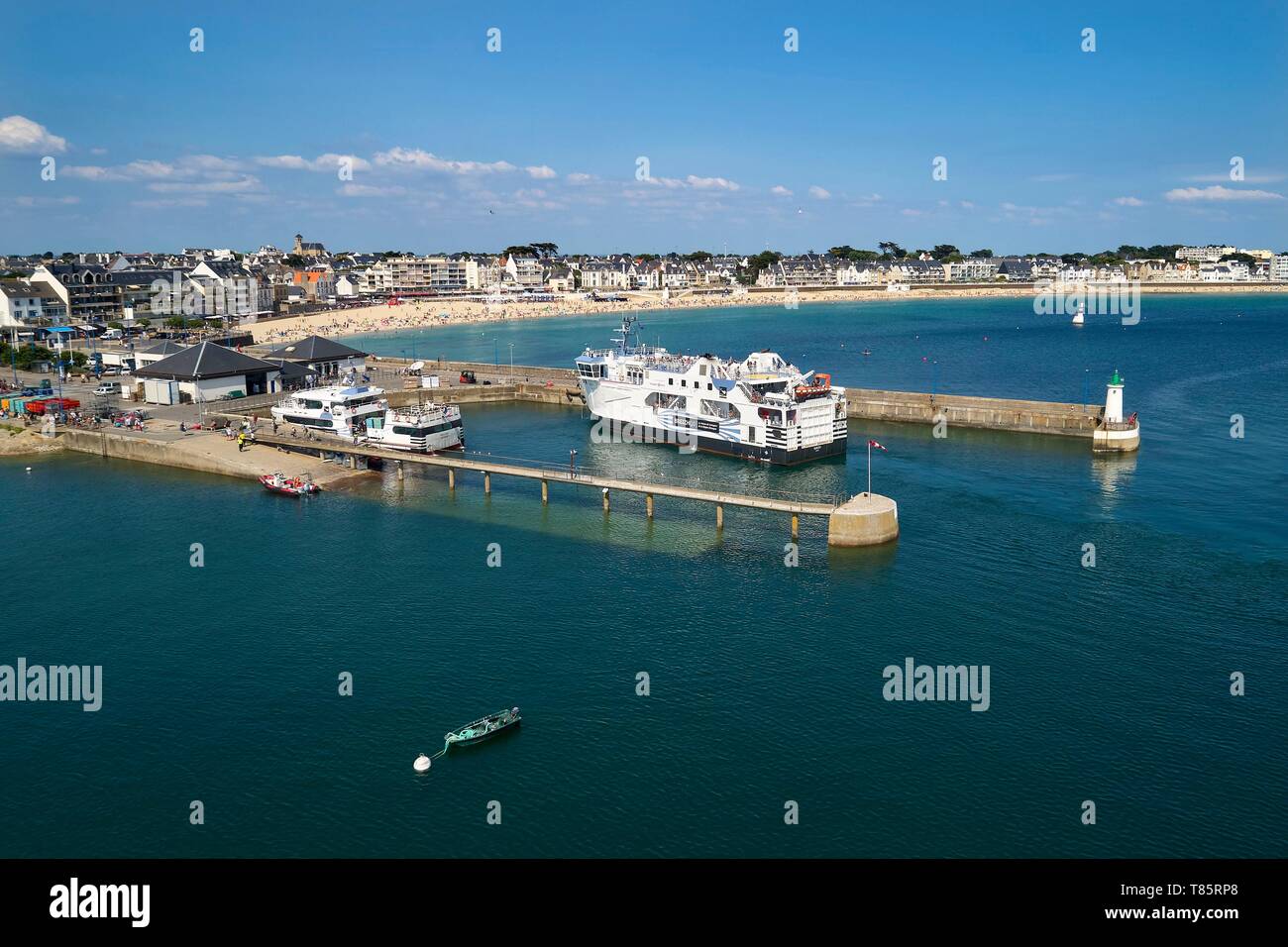 France, Morbihan, Presqu'ile de Quiberon (Quiberon peninsula), Quiberon ...
