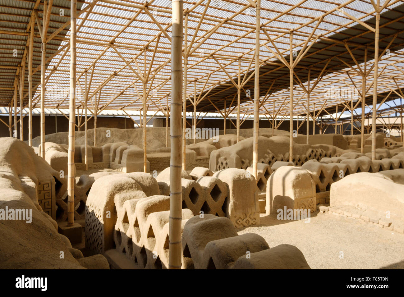 Chan Chan Archeological Zone (Pre-Columbian Chimu Culture) near ...