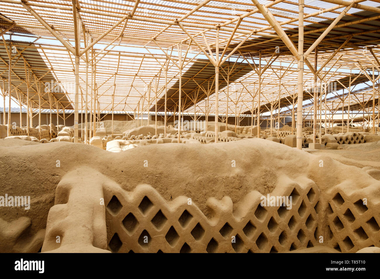 Chan Chan Archeological Zone (Pre-Columbian Chimu Culture) near ...