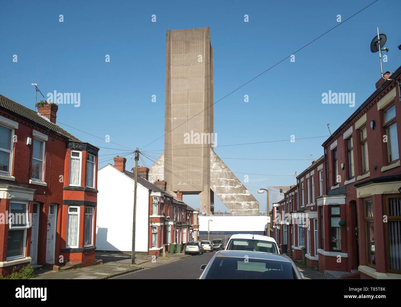 Ventilation shaft in residential area Stock Photo - Alamy