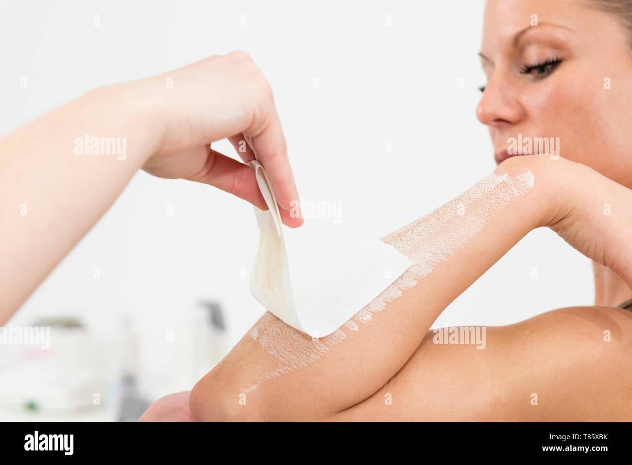 Skin patch arm hi-res stock photography and images - Alamy