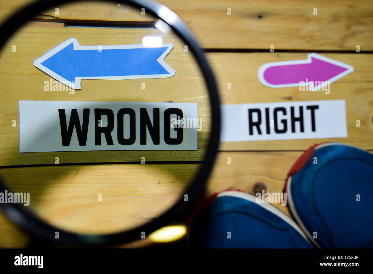 Check mark icon wrong right hi-res stock photography and images - Alamy