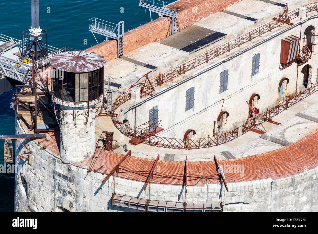 France, Charente Maritime, Fort Boyard (aerial view Stock Photo - Alamy