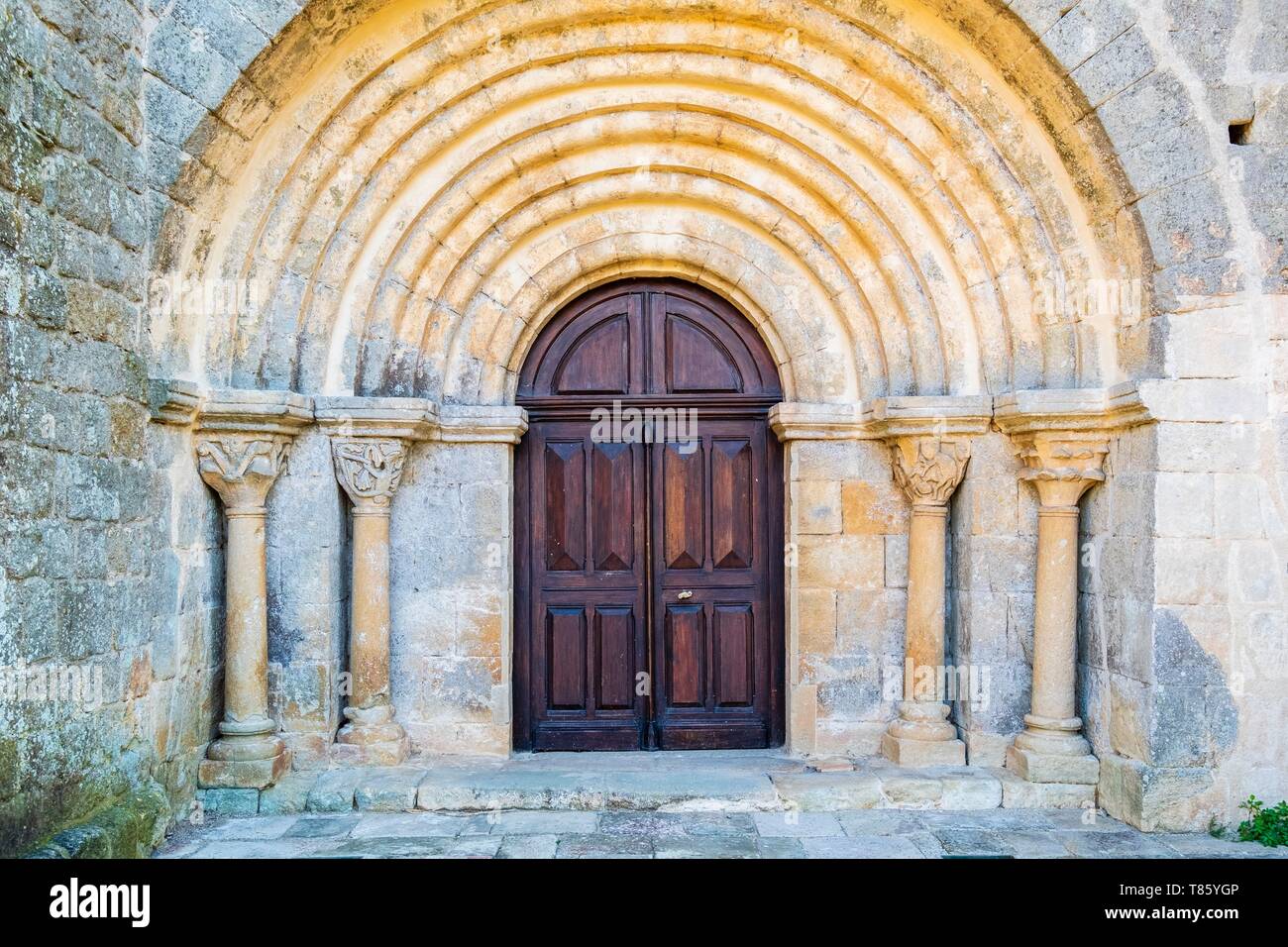 France, Ardeche, Monts d'Ardeche Regional Nature Park, Saint Julien du ...