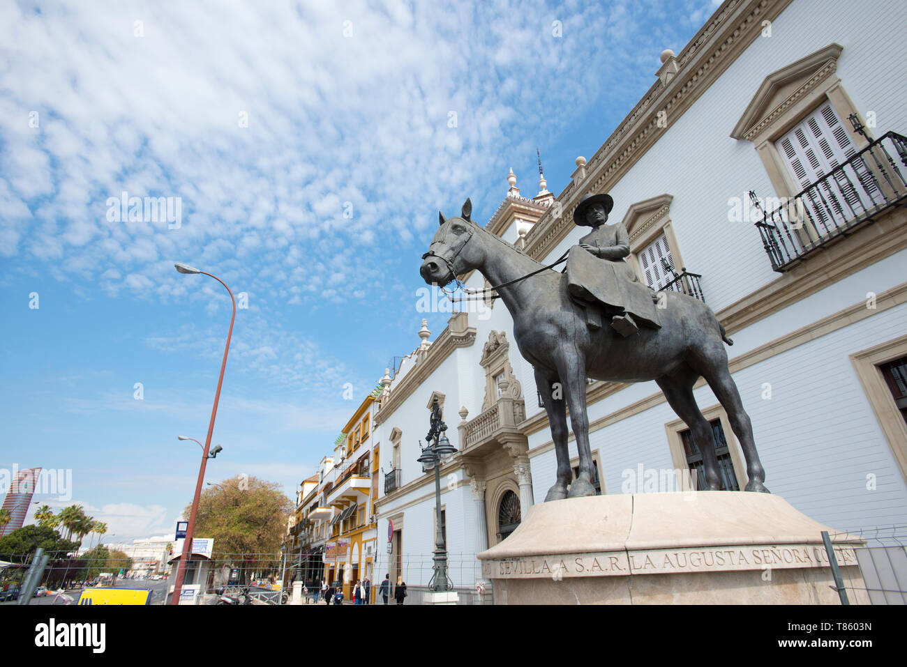 Equestrian statue of Princess Maria Mercedes of Bourbon-Two Sicilies ...