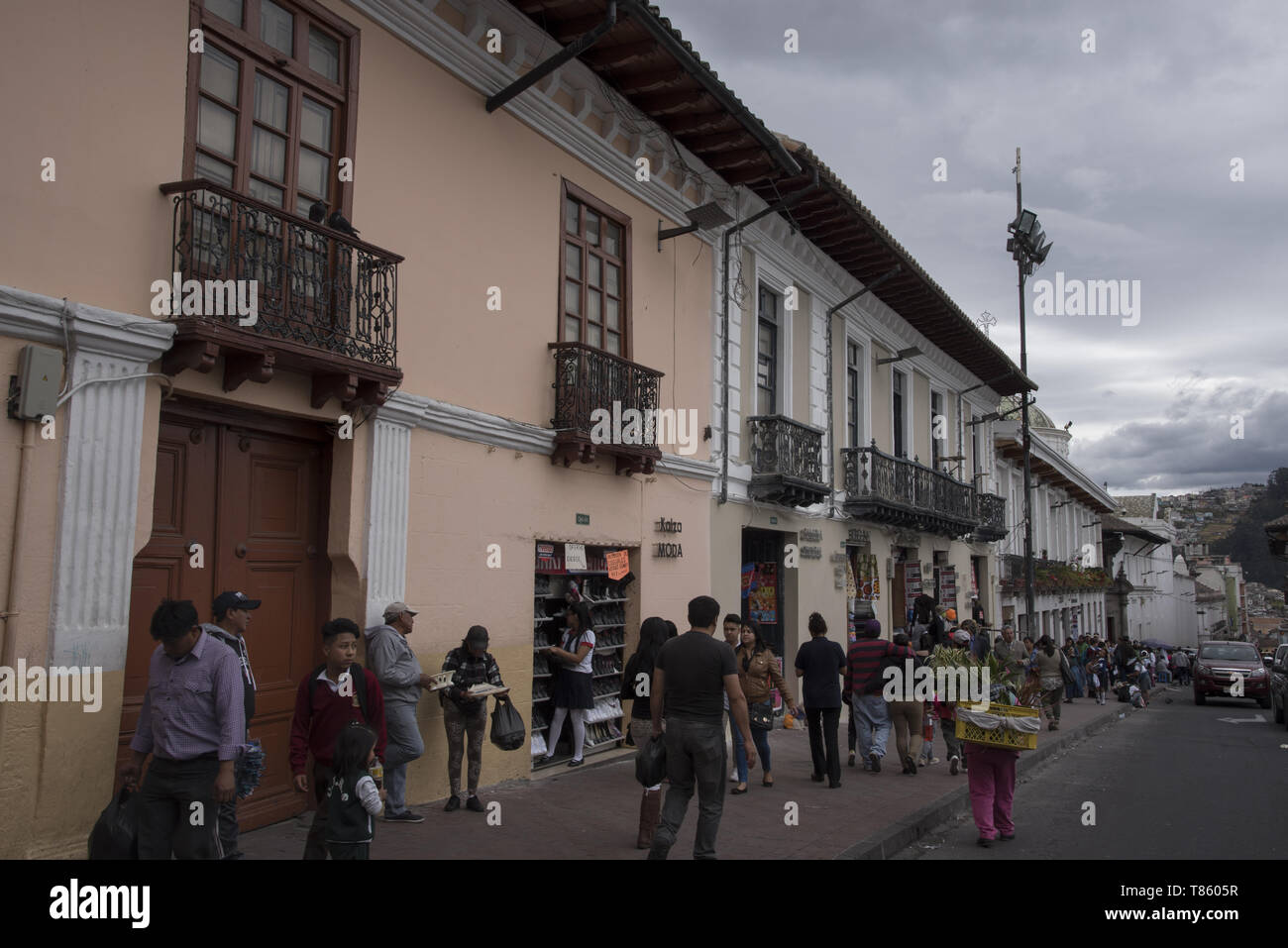 Built from 1534 on ruins of an Inca city the historical district of ...
