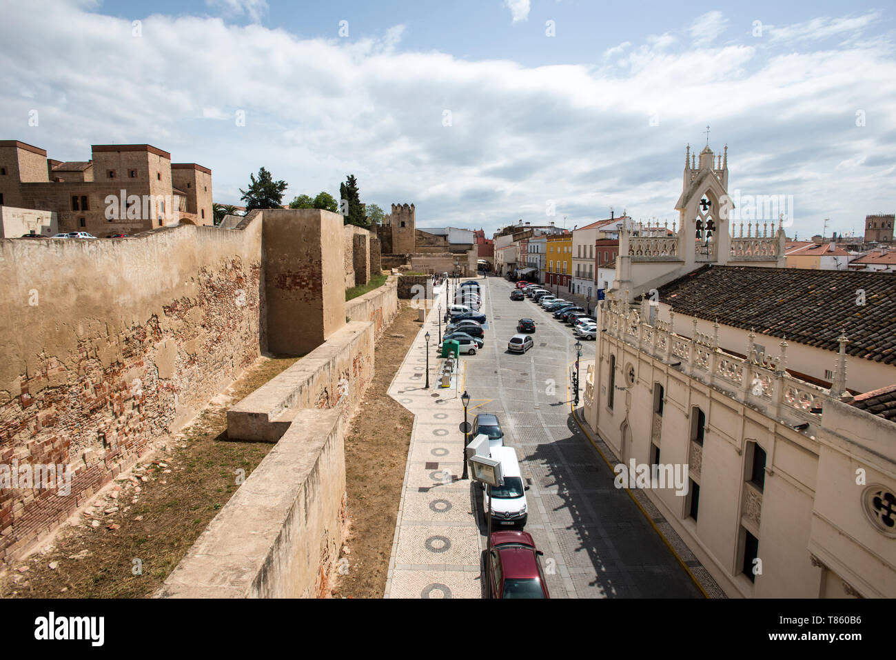 Alcazaba of Badajoz Stock Photo - Alamy