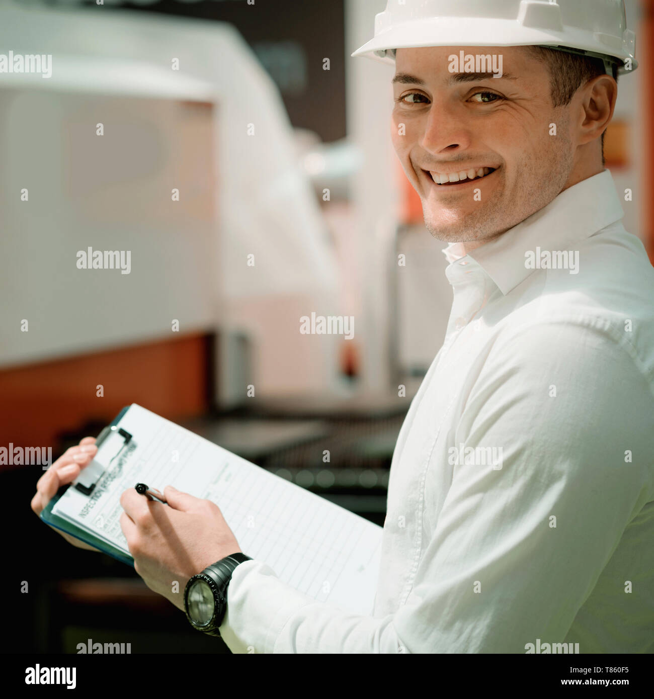 Engineer working in factory engineering hi-res stock photography and ...
