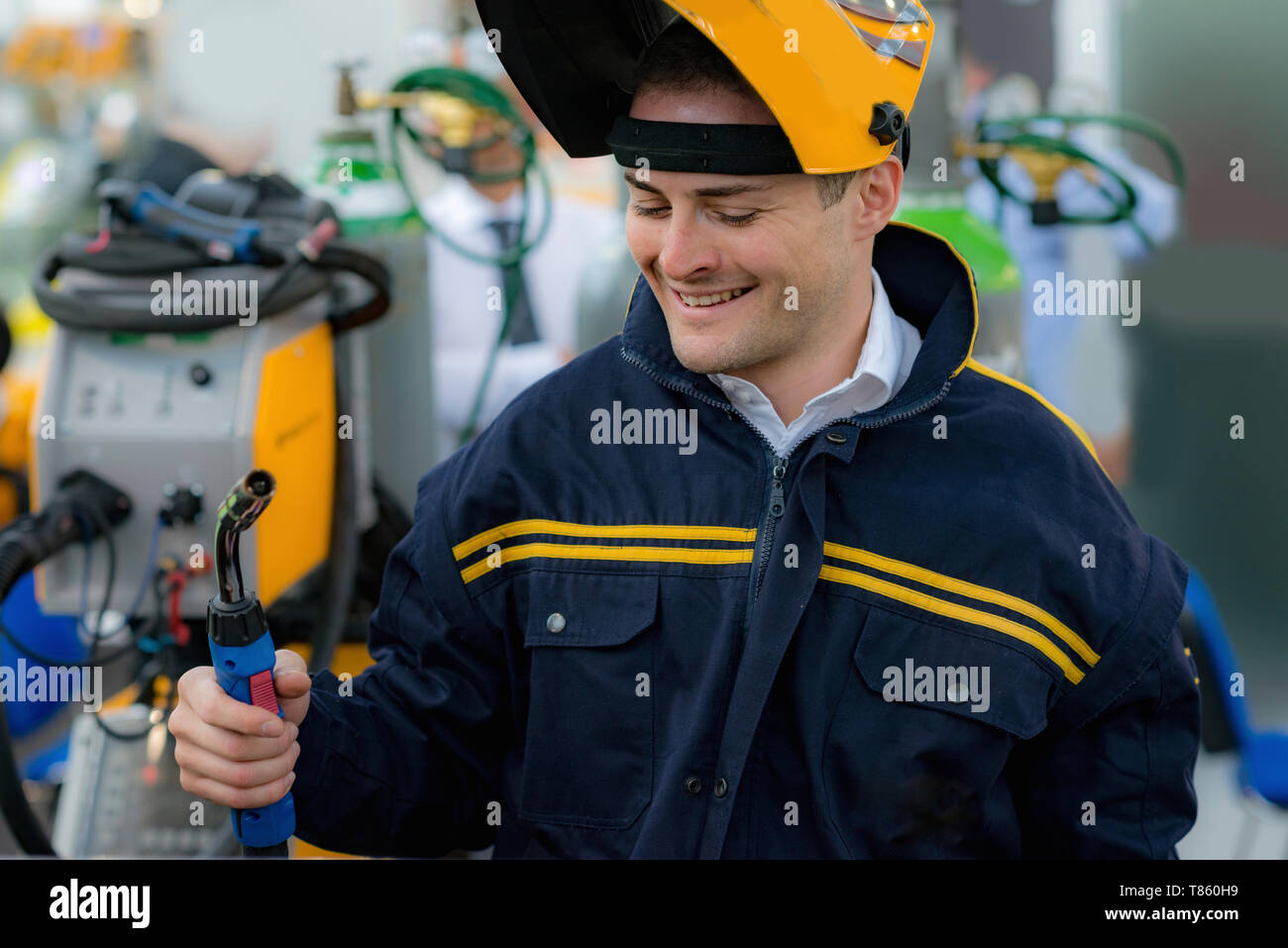 Portrait of welder welding welder hi-res stock photography and images ...