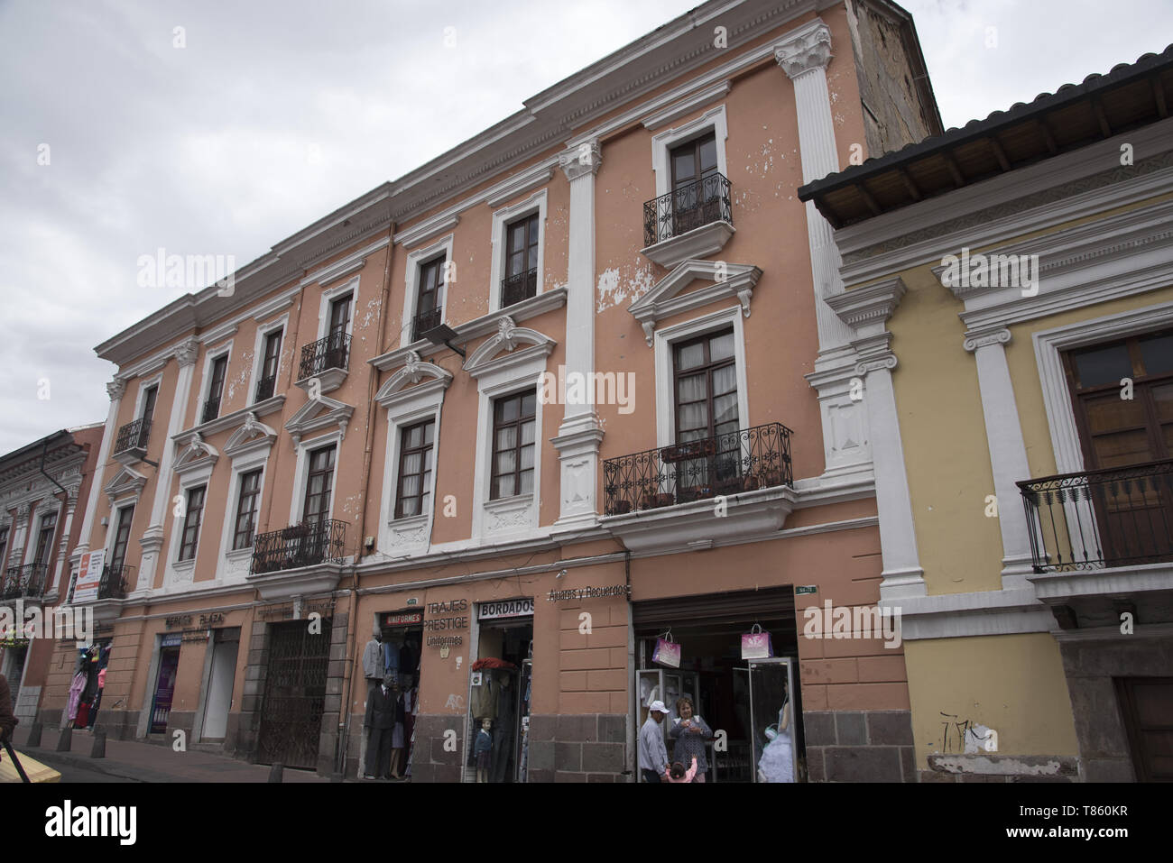 Built from 1534 on ruins of an Inca city the historical district of ...