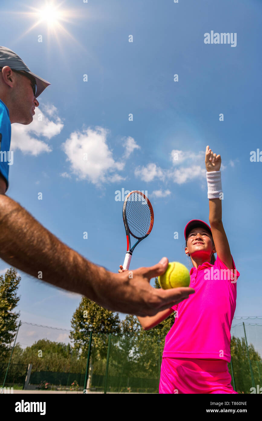 Male female tennis game hi-res stock photography and images - Alamy