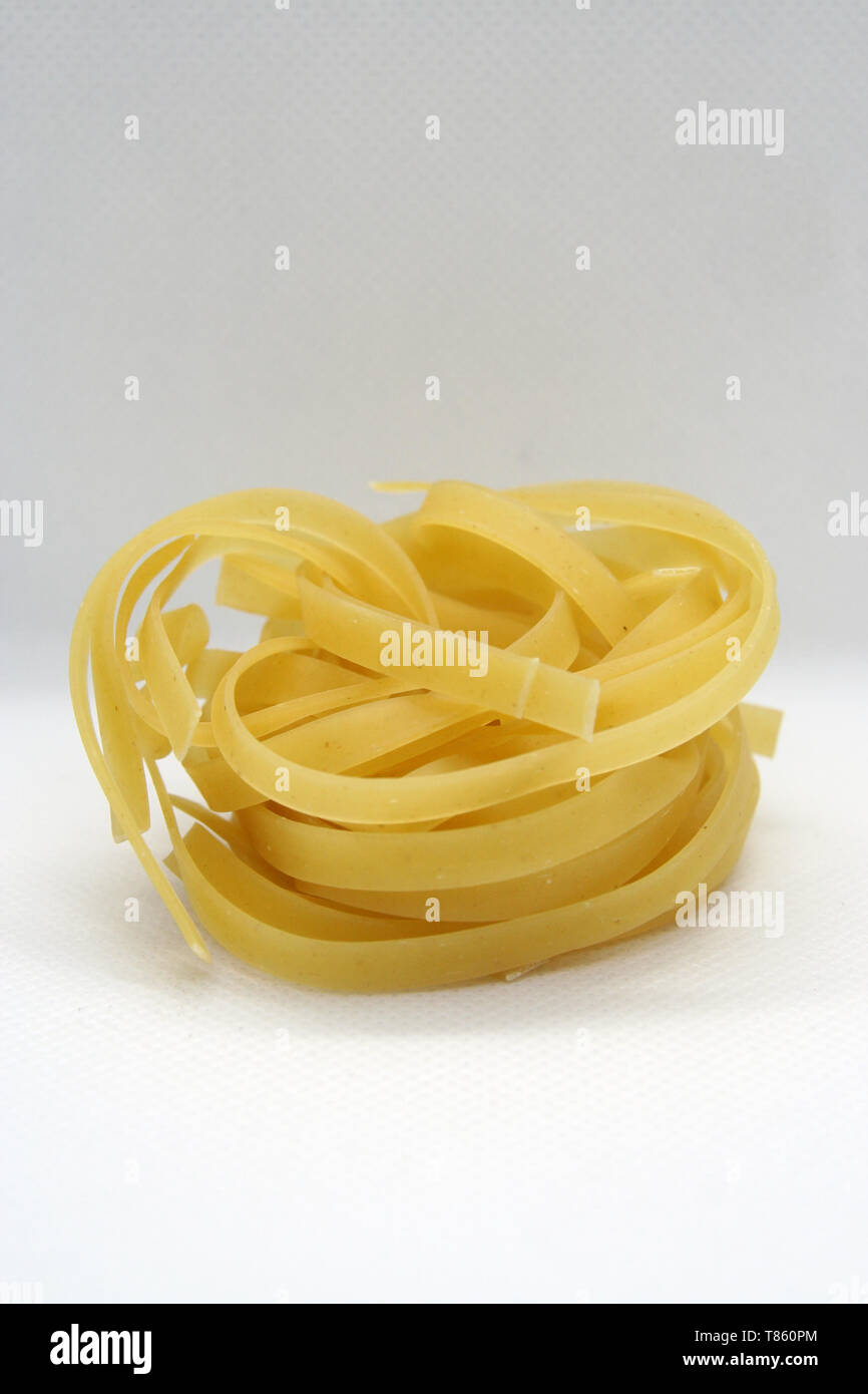 Uncooked tagliatelle hi-res stock photography and images - Alamy