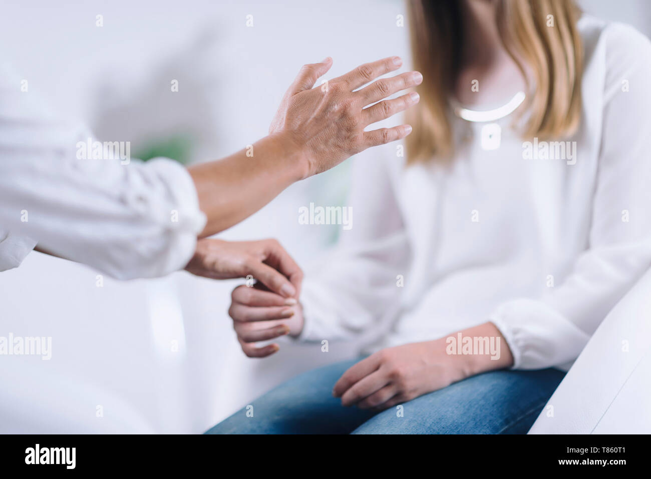 Theta healing therapy Stock Photo - Alamy