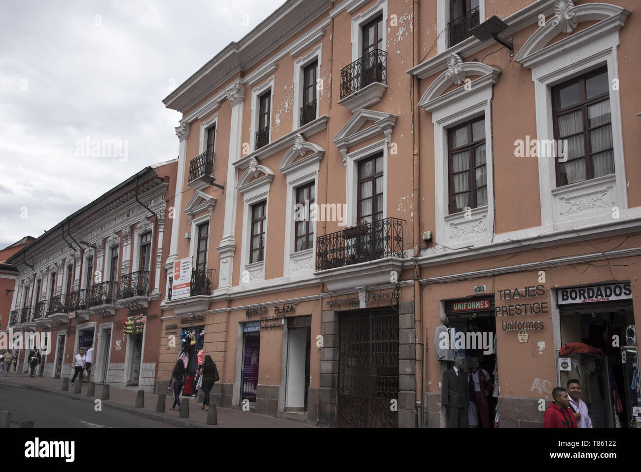 Built from 1534 on ruins of an Inca city the historical district of ...