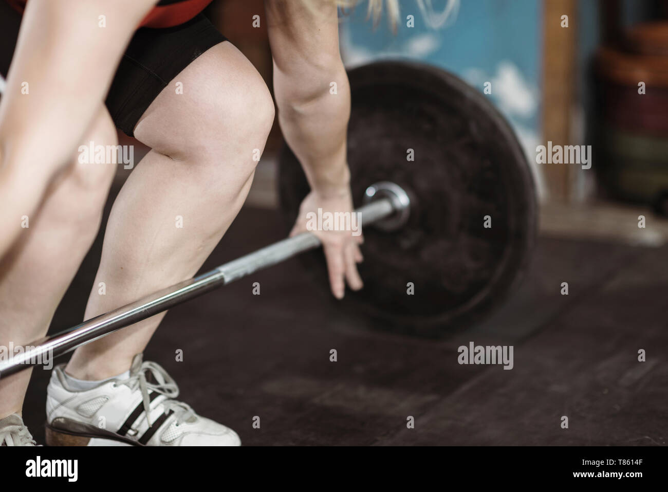 Competitive weightlifting hi-res stock photography and images - Alamy
