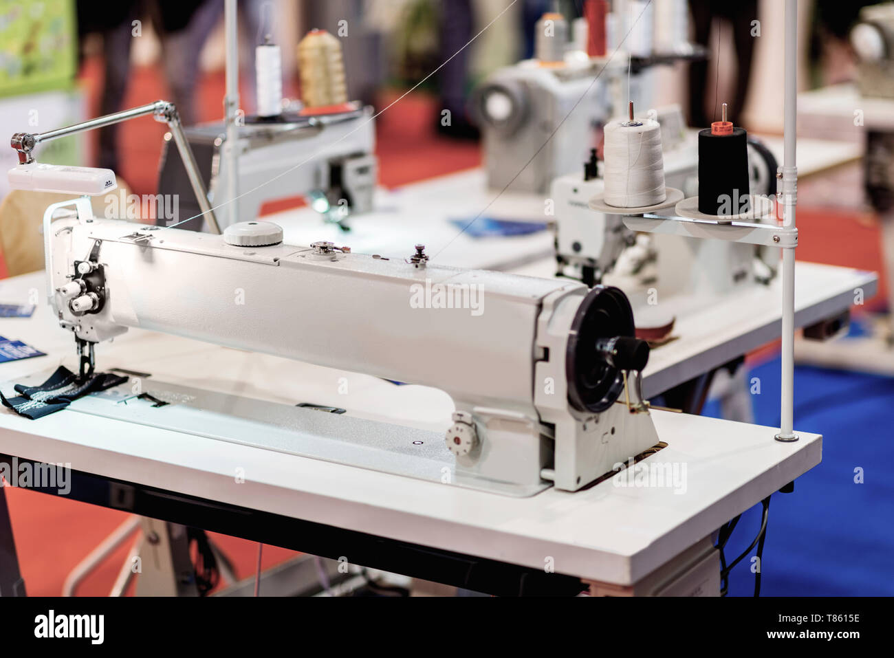 Industrial sewing machine Stock Photo - Alamy