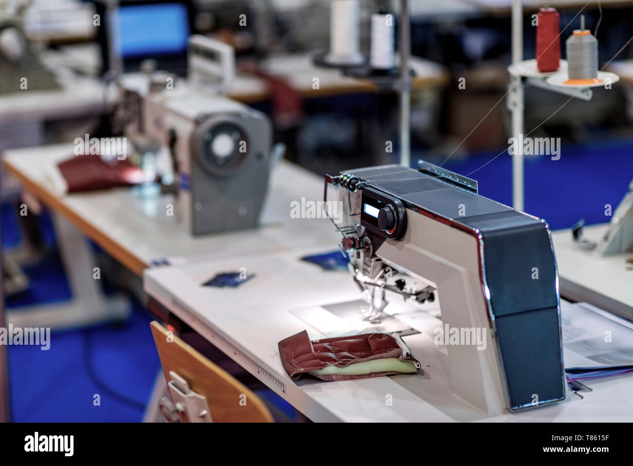 Industrial sewing machine Stock Photo - Alamy