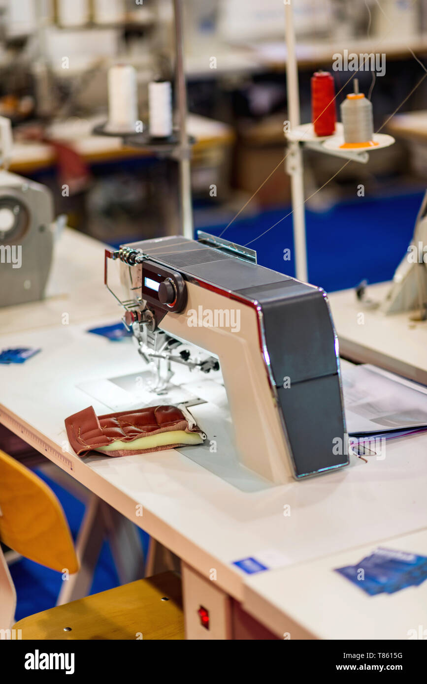 Industrial sewing machine Stock Photo - Alamy