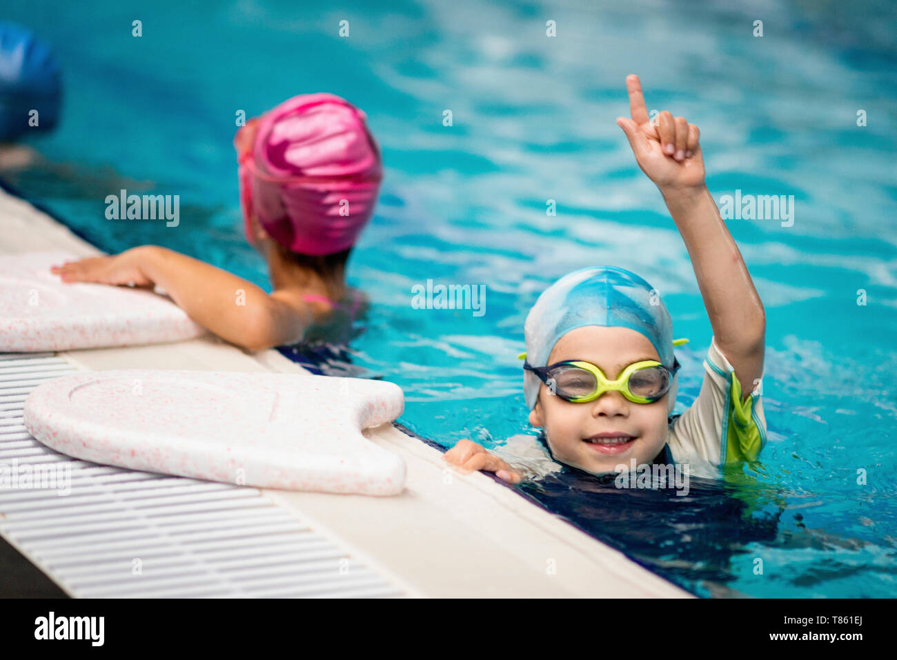 Swimming race two people hi-res stock photography and images - Alamy