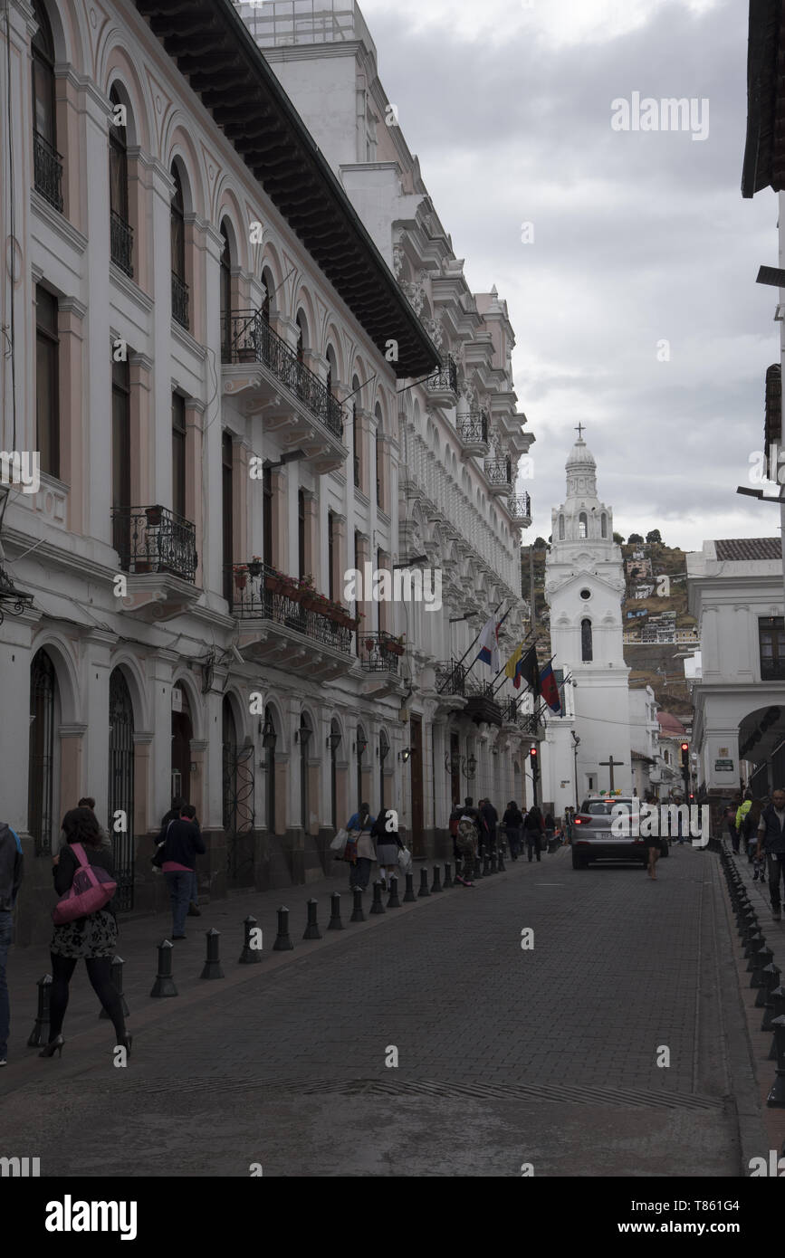 Built from 1534 on ruins of an Inca city the historical district of ...