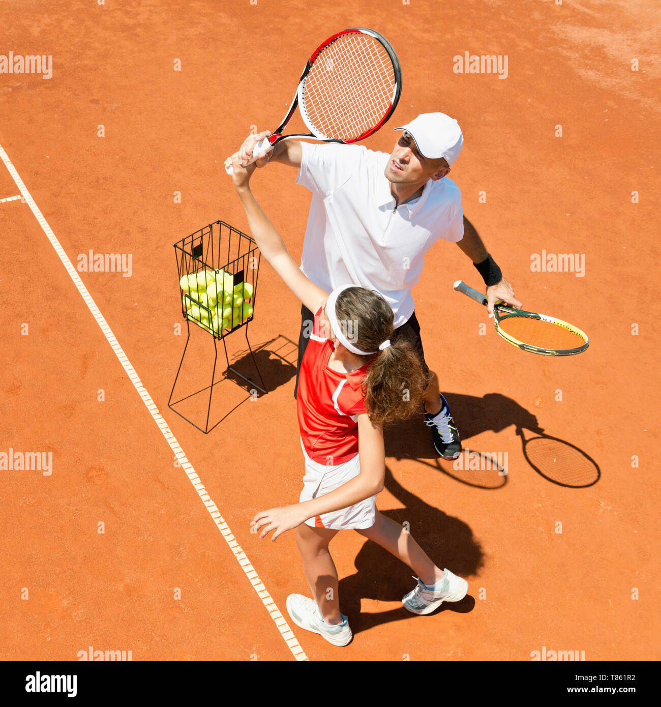 Female tennis coach hi-res stock photography and images - Alamy