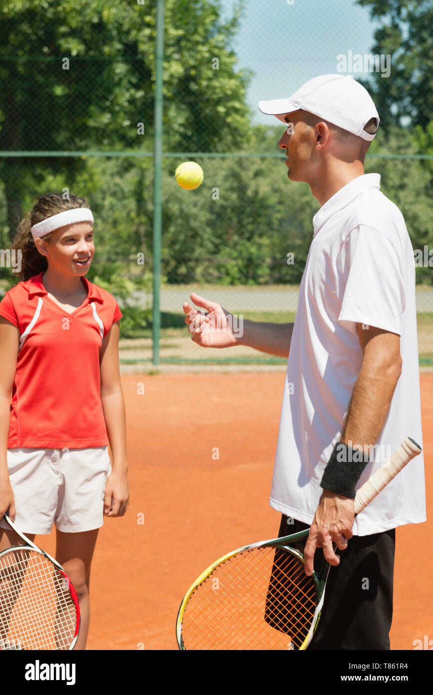 Teenage female tennis player hi-res stock photography and images - Alamy