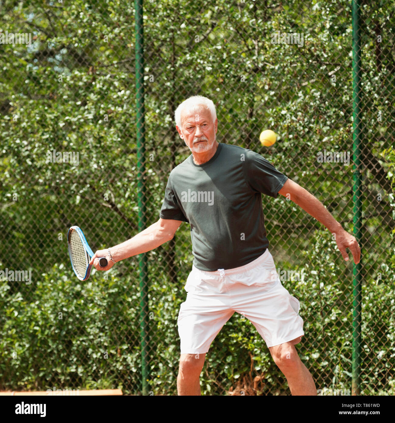 Old man playing sport hi-res stock photography and images - Alamy