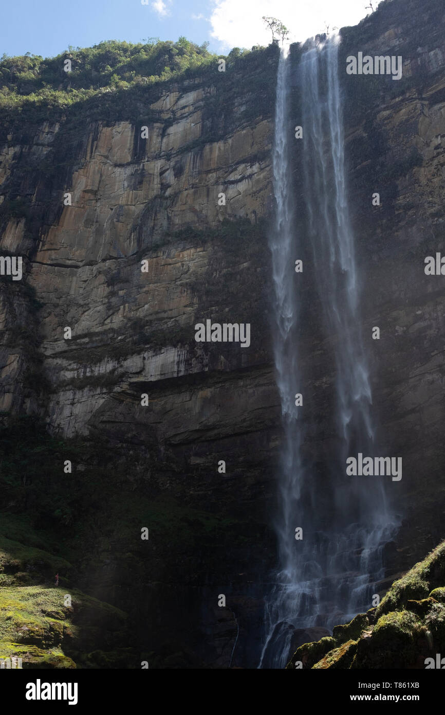 Gocta Waterfall is a stunning waterfall 771 metres (2,530 ft) high on ...