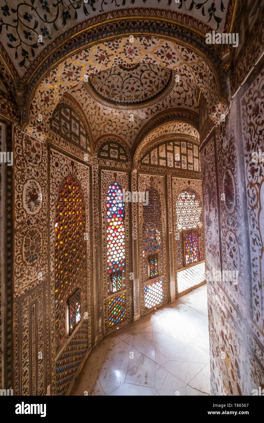 India, Rajasthan, Bikaner, Junagarh Fort built in the 16th century ...