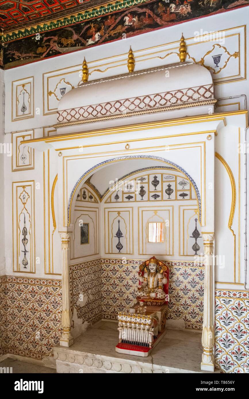 India, Rajasthan, Bikaner, Junagarh Fort built in the 16th century ...