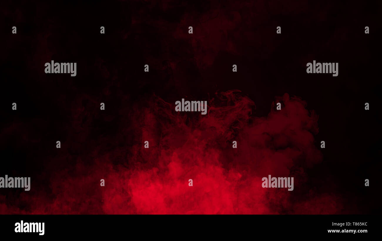 Red smoke stage studio. Abstract fog texture overlays. Design element ...