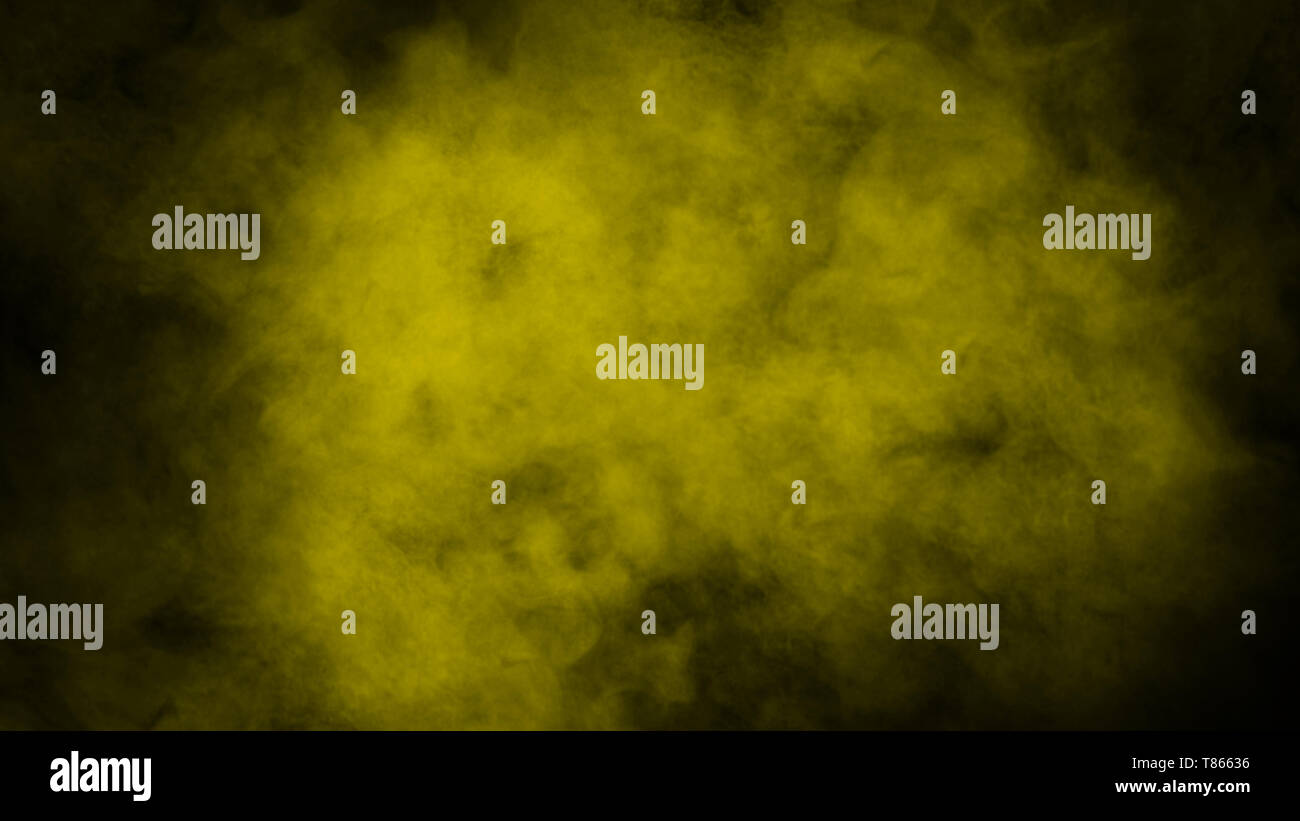 Yellow fog and misty effect on background. Smoke texture overlays Stock ...