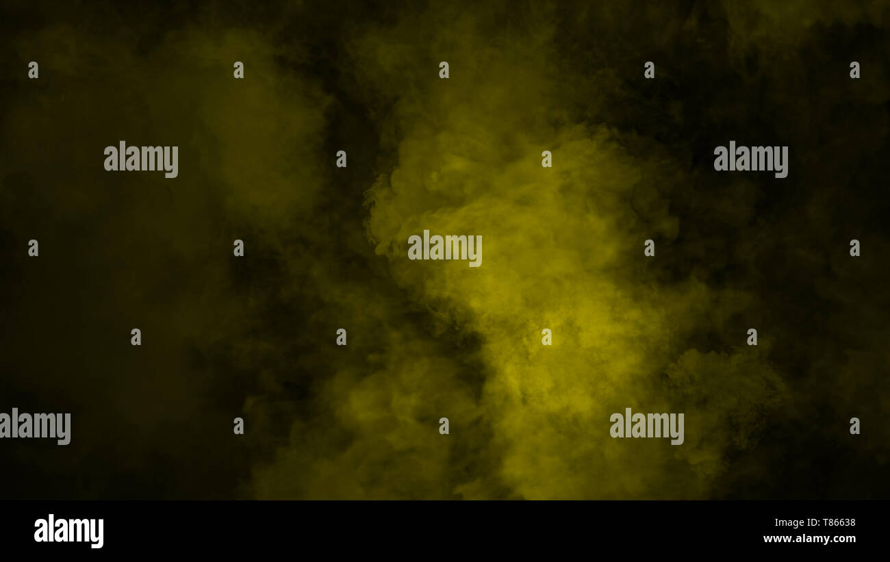 Yellow fog and misty effect on background. Smoke texture overlays Stock ...
