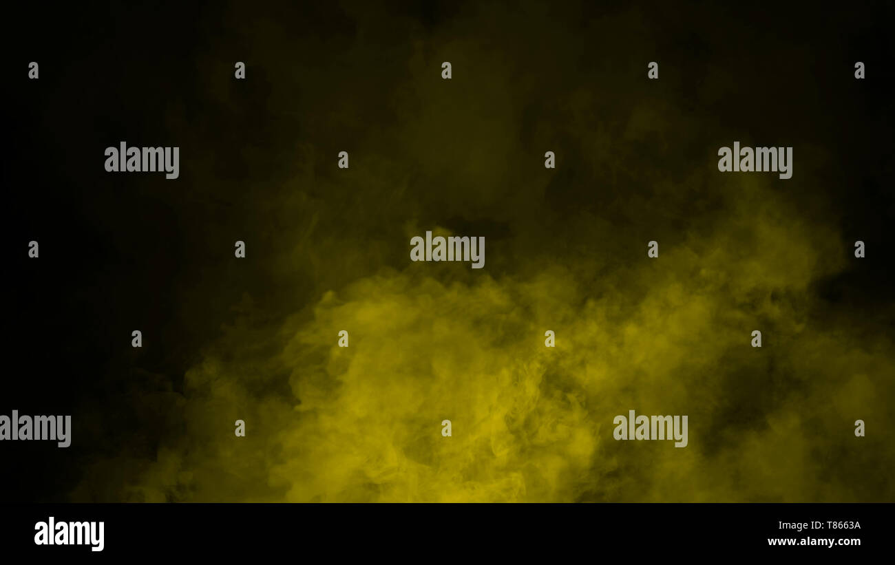 Yellow fog and misty effect on background. Smoke texture overlays Stock ...