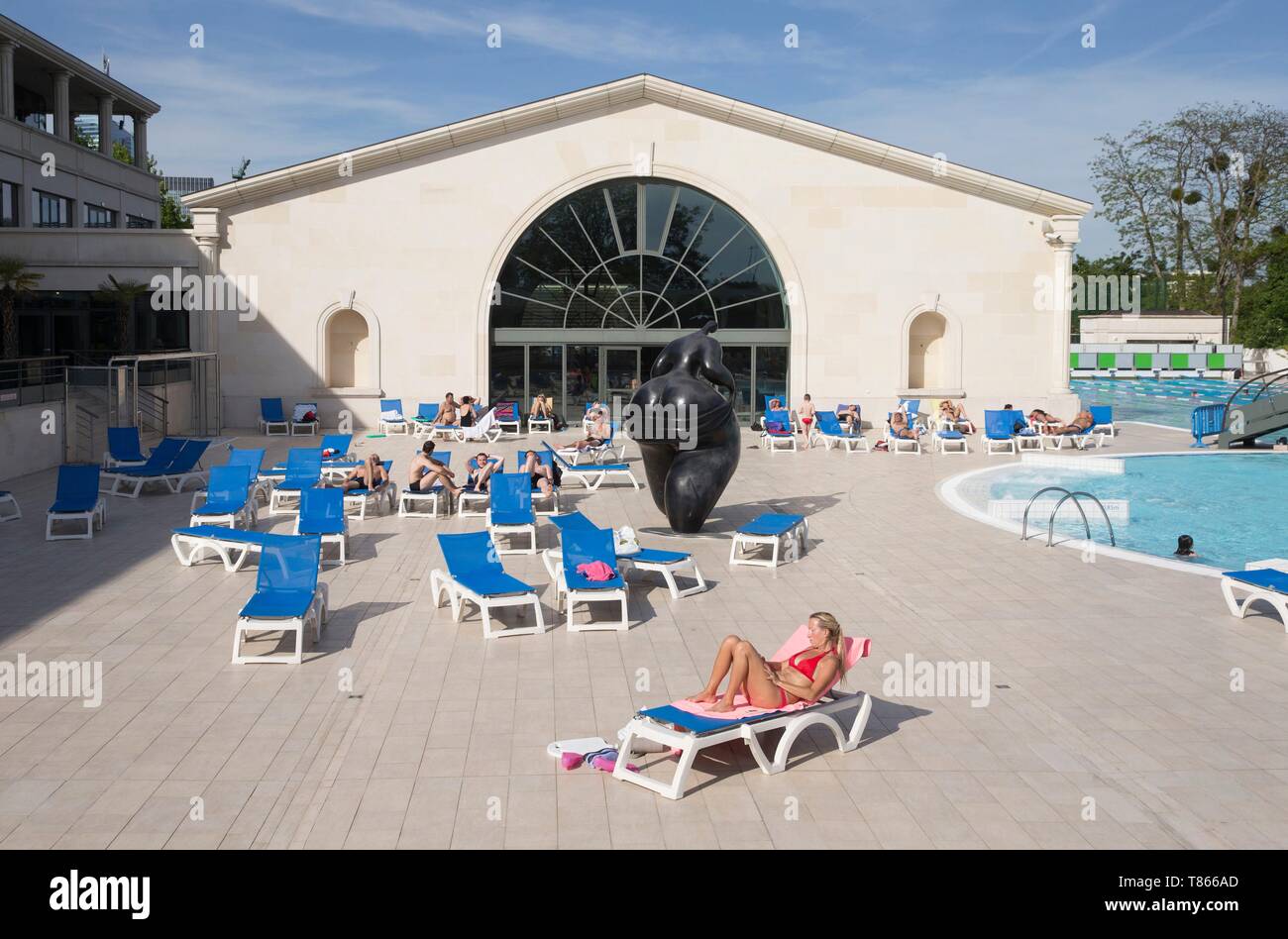 France, Hauts de Seine, Puteaux, pool Stock Photo - Alamy