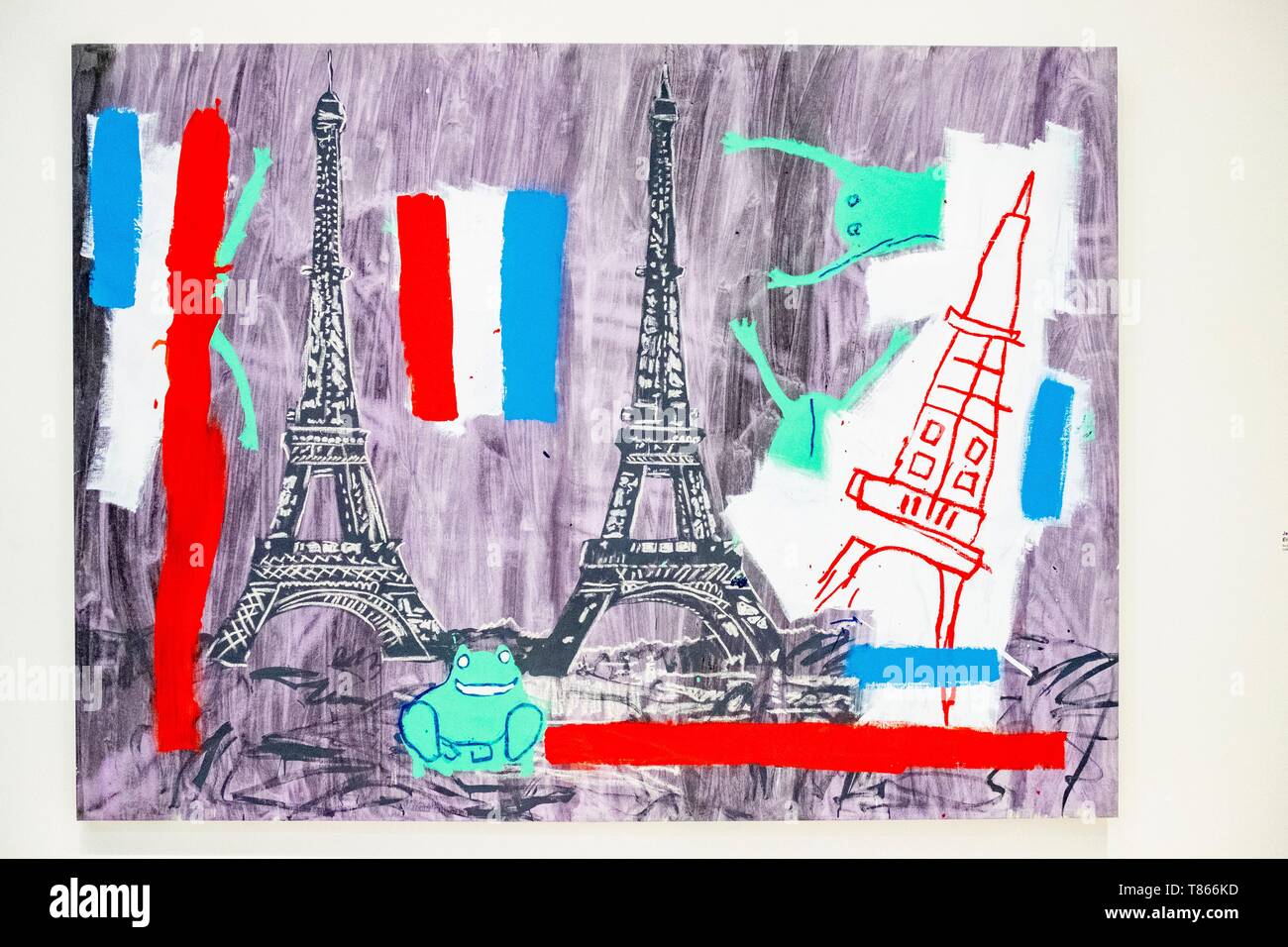 Jean michel basquiat painting hi-res stock photography and images - Alamy