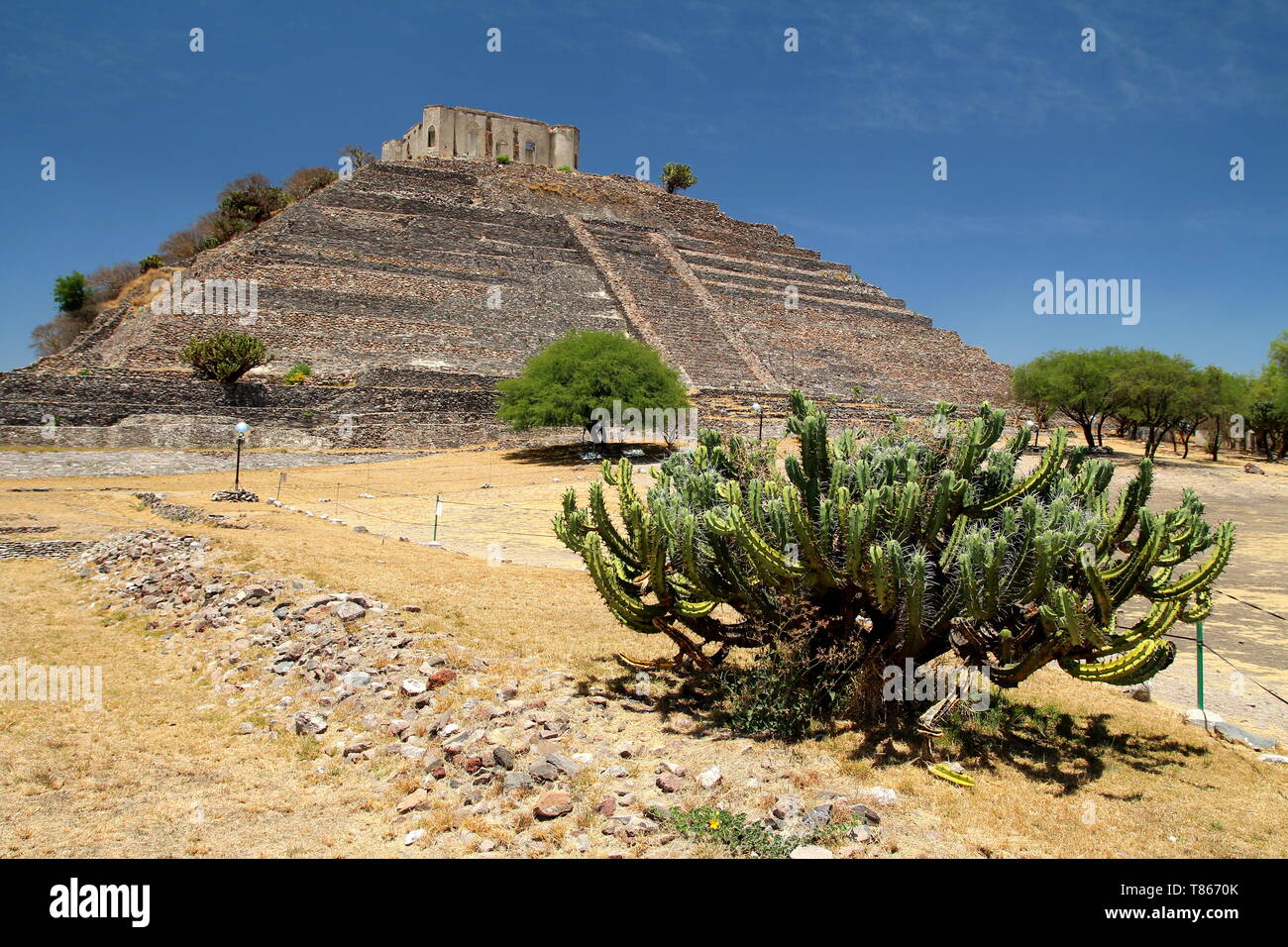 El Cerrito archaeological site in Queretaro, Mexico Stock Photo - Alamy